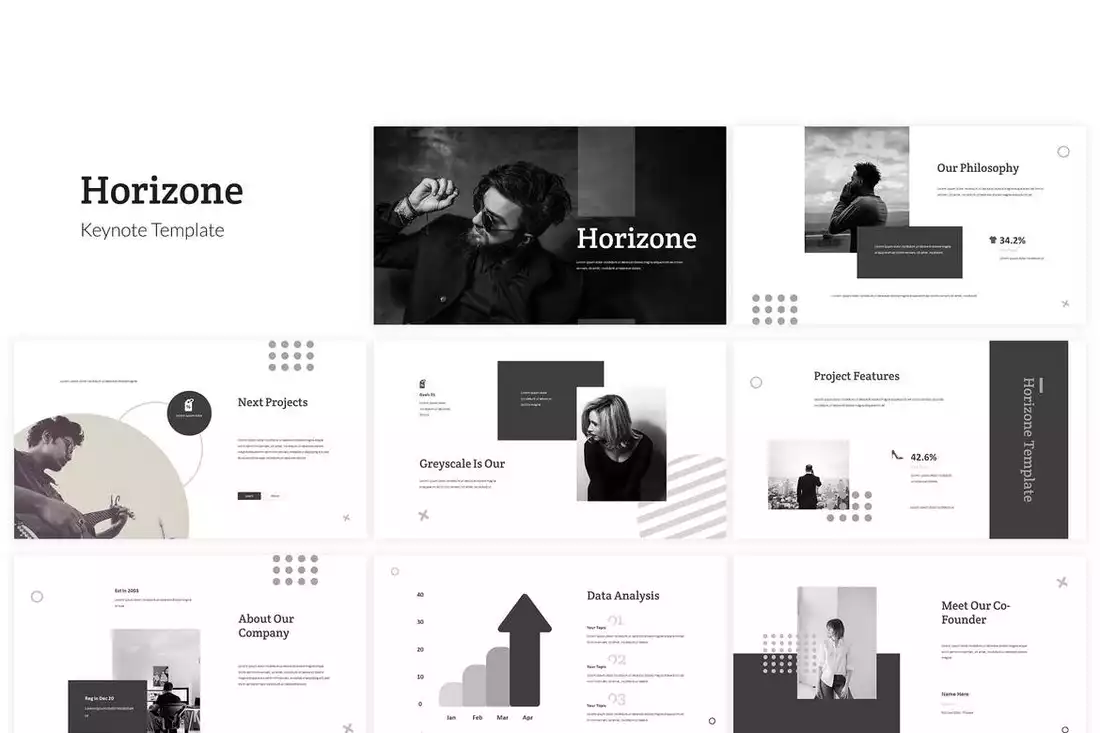 Horizone Presentation Template | Design Shack