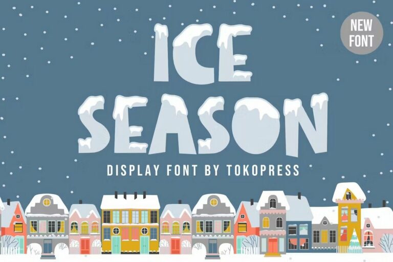 30+ Best Winter, Ice & Snow Fonts (Free & Pro) | Design Shack