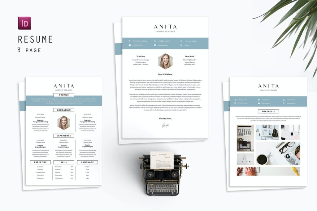 30+ Best InDesign Resume Templates (INDD CV Templates) | Design Shack