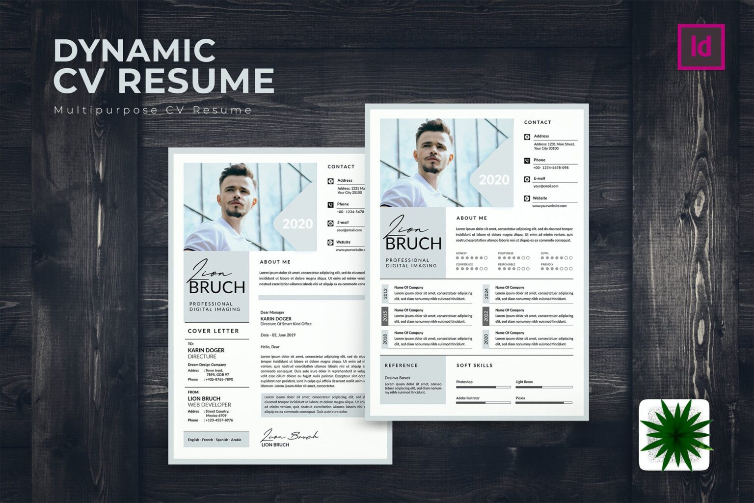 30+ Best InDesign Resume Templates (INDD CV Templates) | Design Shack
