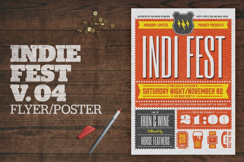 27 Inspiring Letterpress Style Posters | Design Shack