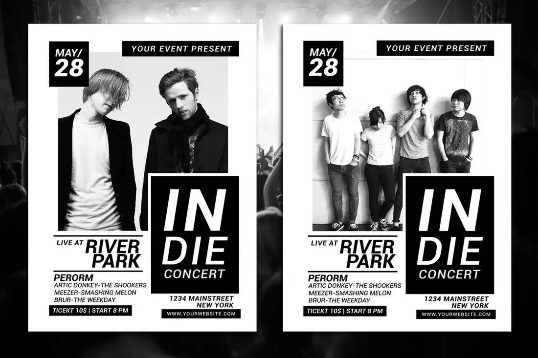 Indie Music Concert Flyer | Design Shack