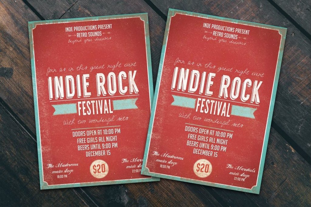 27 Inspiring Letterpress Style Posters | Design Shack