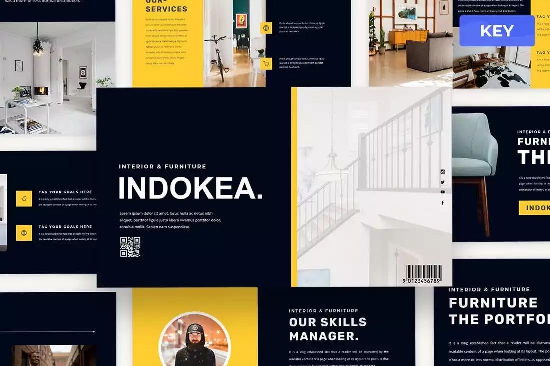 Indokea Modern Keynote Presentation Template | Design Shack