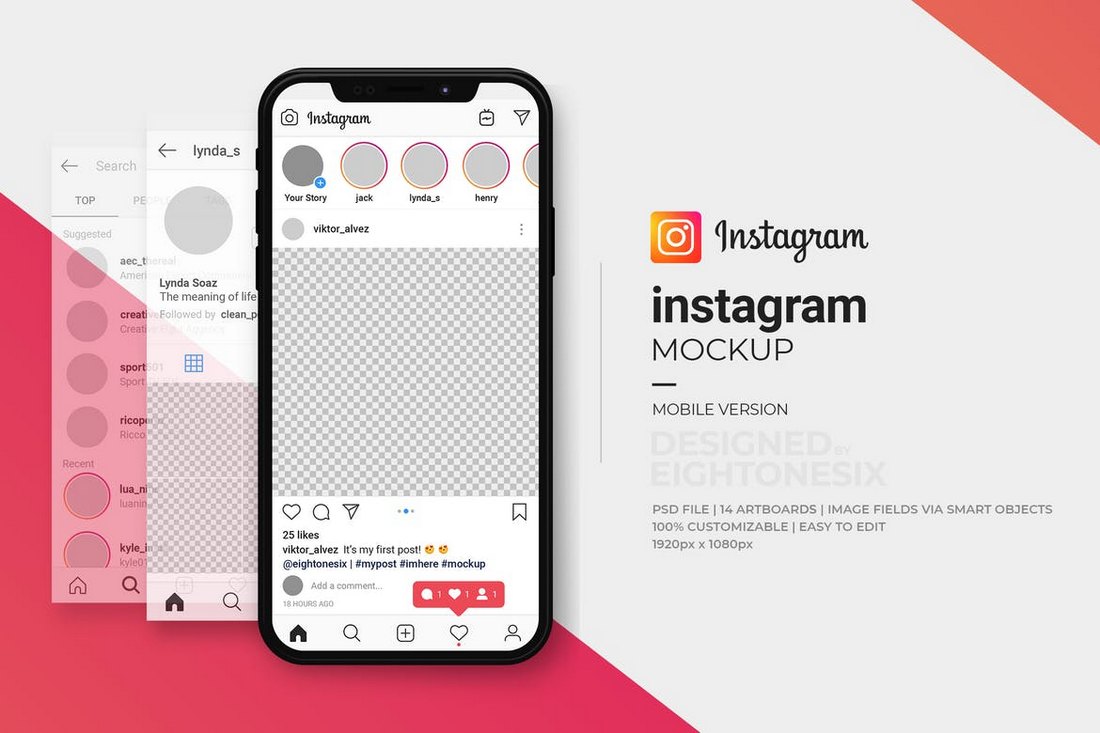 37 Editable Instagram Homepage Template Home