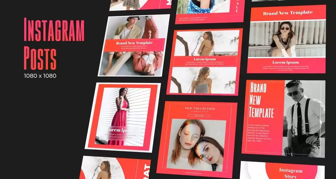 Instagram Posts Premiere Pro Video Templates | Design Shack