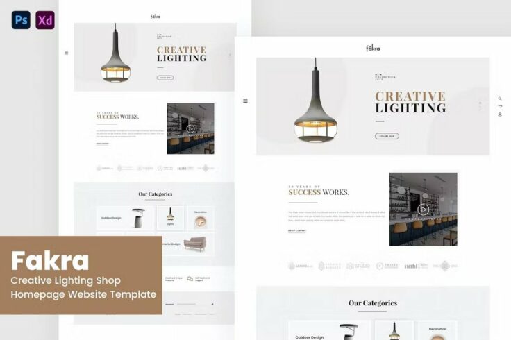 45+ Best Adobe XD Website Templates (Free & Pro) | Design Shack