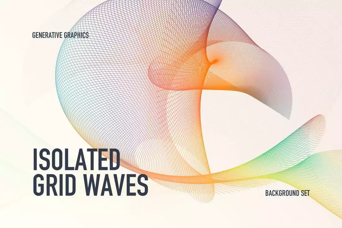 Isolated Grid Waves Backgrounds | Design Shack
