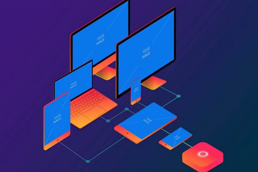 50+ Best Isometric Mockup Templates - Shack Design