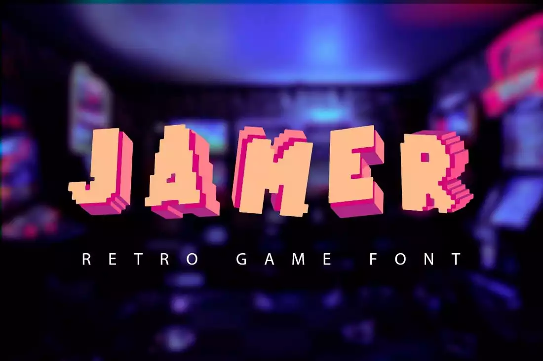 Jamer Retro Game Font | Design Shack