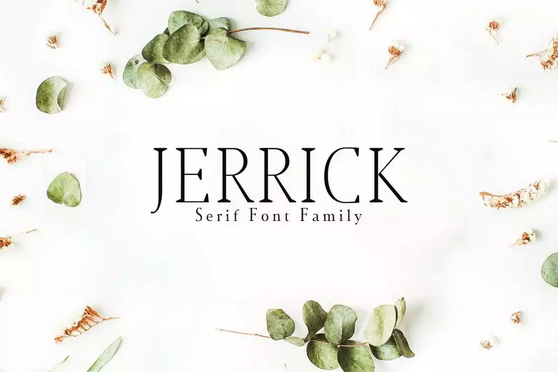 Jerrick Serif Font Family | Design Shack