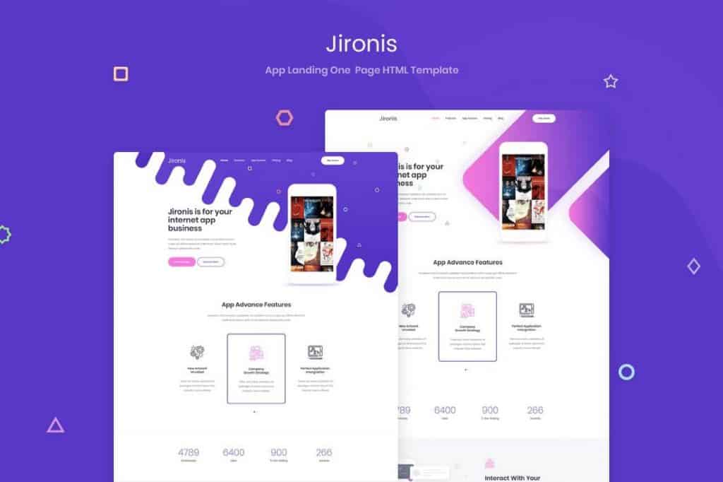 50+ Best App Landing Page Templates 2021 - Shack Design