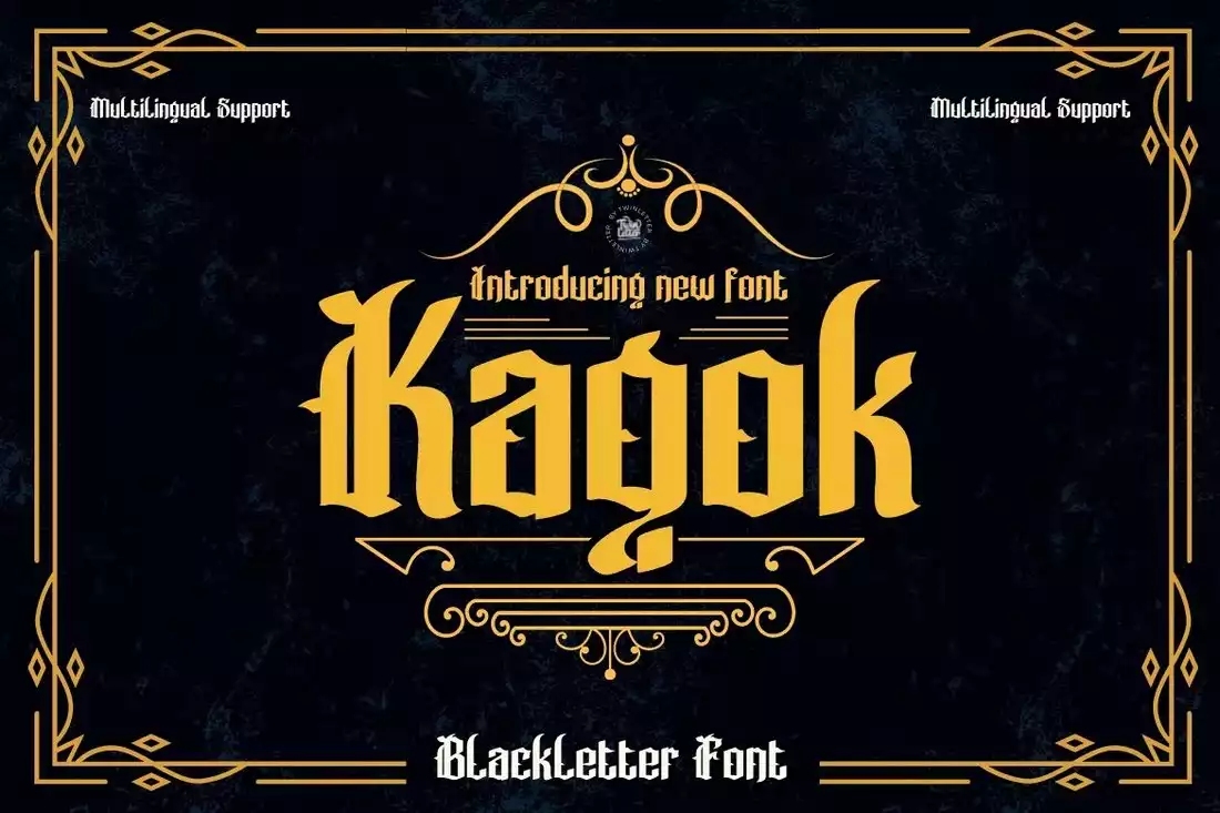 Kagok Blackletter Font | Design Shack