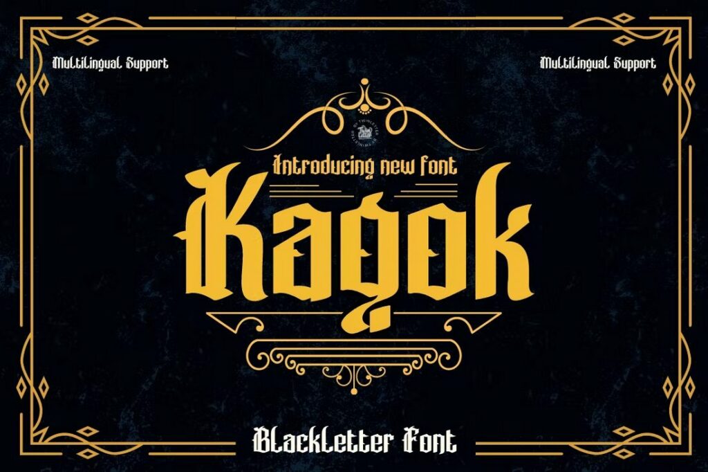 60+ Best Blackletter Fonts | Design Shack