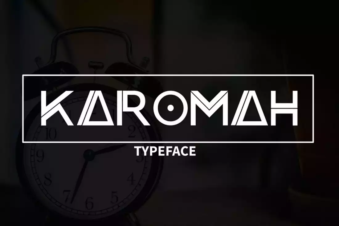 Karomah Font | Design Shack