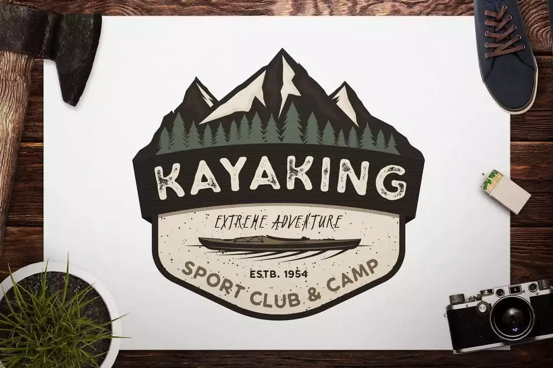 Retro Camp Logo 43+ Thousand Vintage Summer Camp Logo Royalty Free