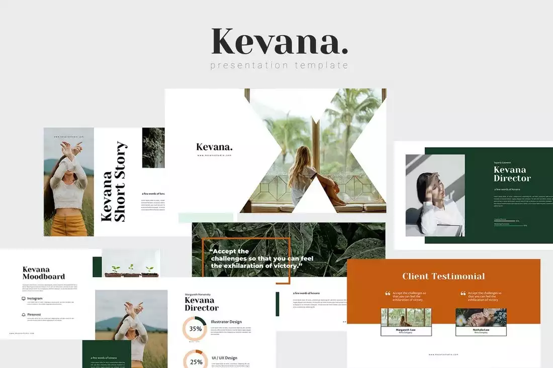 Kevana Natural PowerPoint Template | Design Shack