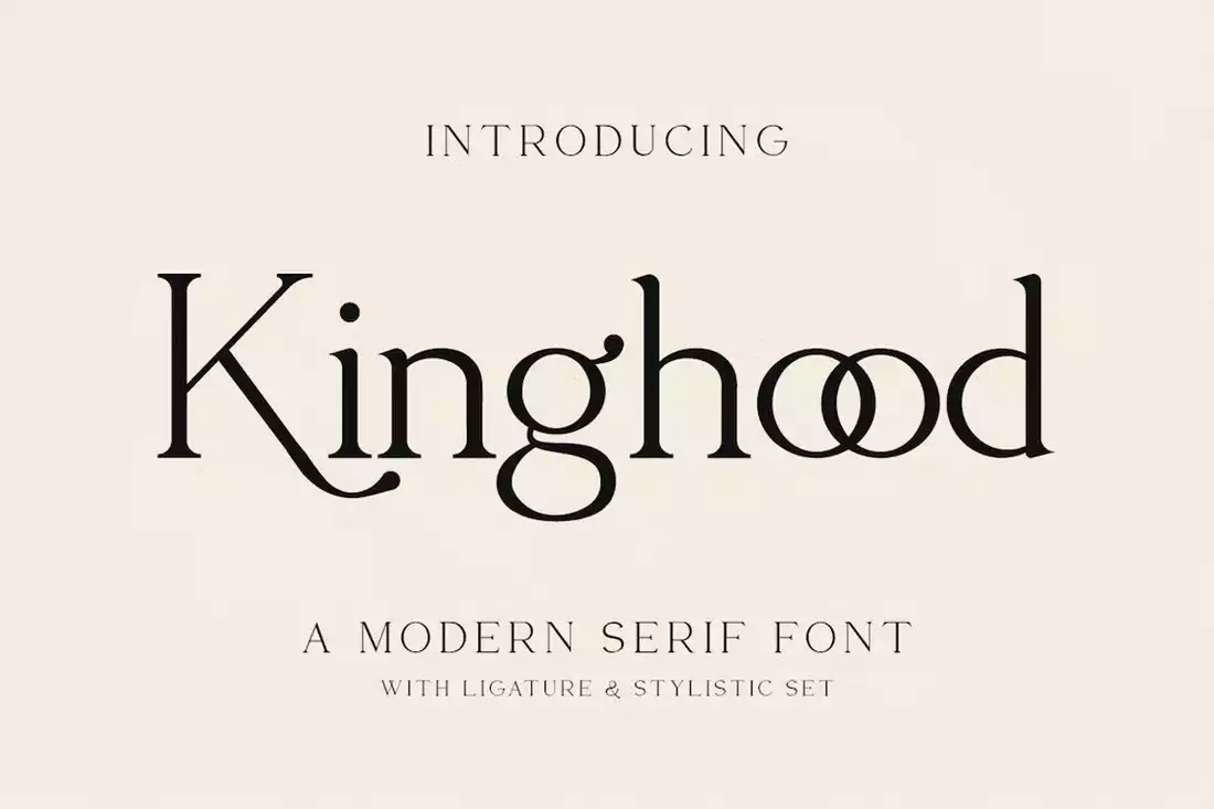 Kinghood Font | Design Shack