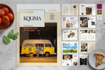 20+ Template Majalah Terbaik Dengan Tata Letak Sampul Modern + Kreatif ...