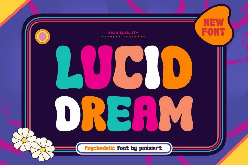 30+ Best Psychedelic Fonts in 2024 (Free & Pro) | Design Shack