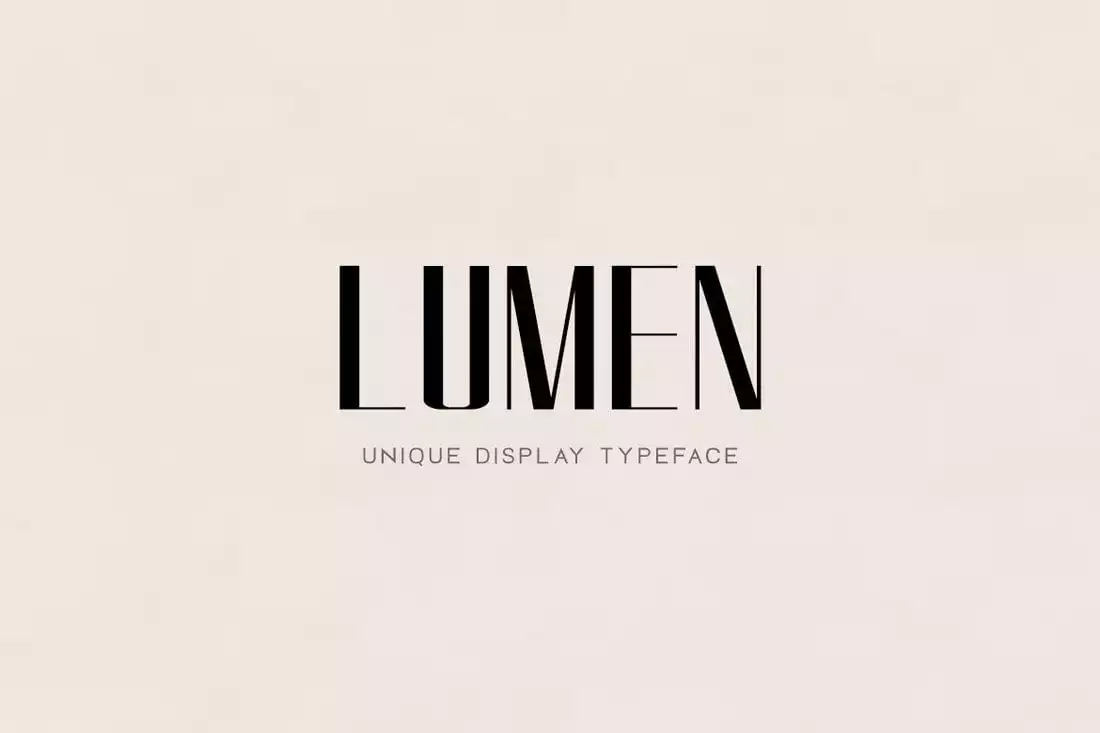 LUMEN Unique Logo Font | Design Shack