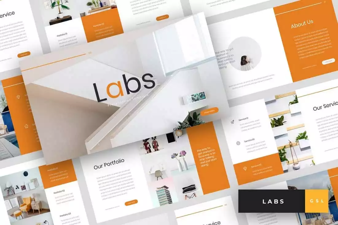 Labs Modern Google Slides Template | Design Shack