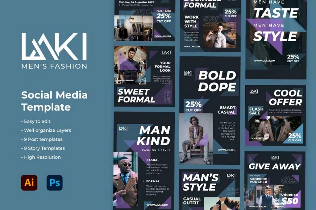 70+ Best Instagram Post & Story Templates 2024 | Design Shack
