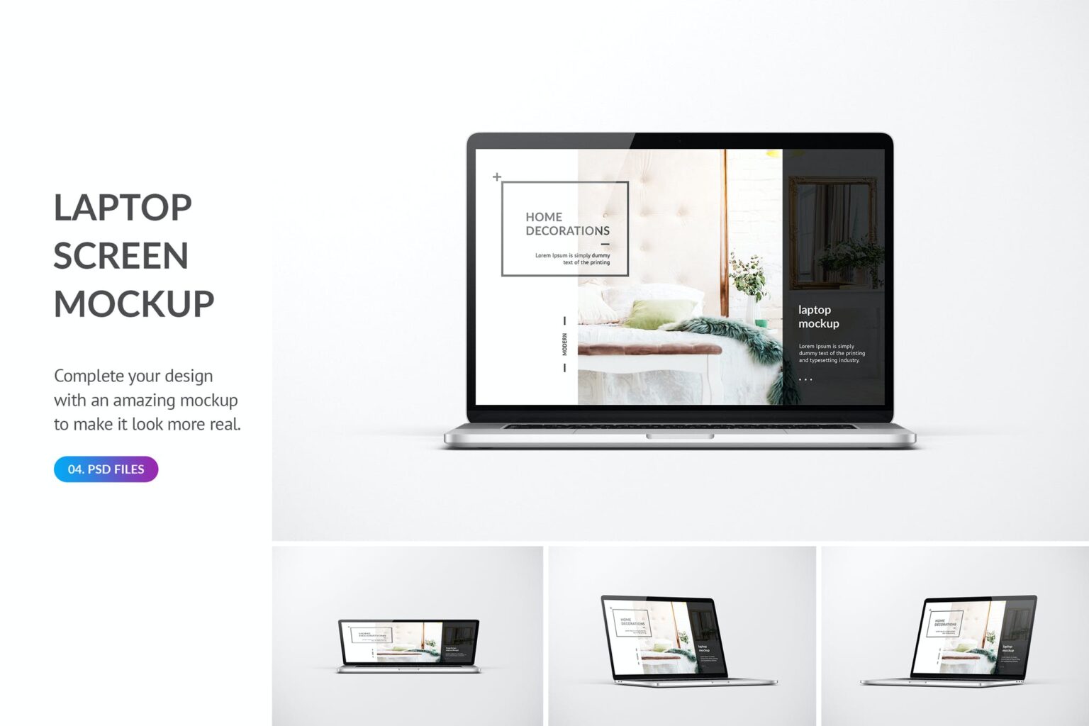 45+ Laptop Mockup Templates (PSD & PNG) | Design Shack