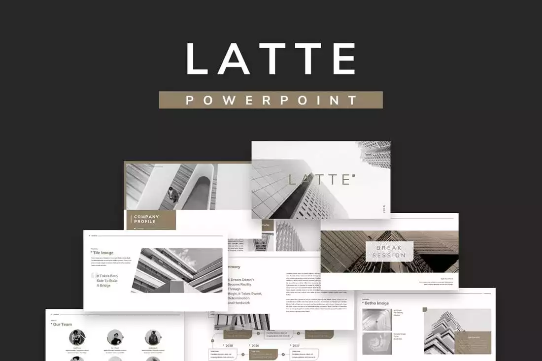 Latte PowerPoint Presentation Template | Design Shack
