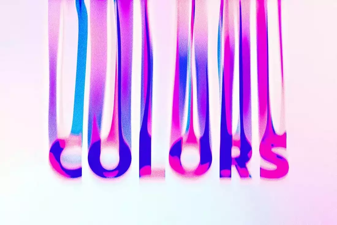 Leaking Colors Photoshop Text Effect | Design Shack