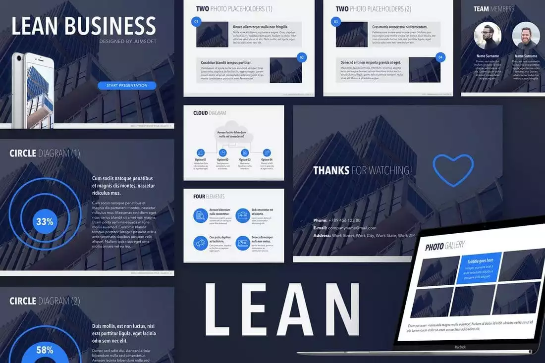 Lean PowerPoint Template | Design Shack