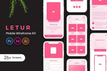 35+ Mobile App Wireframe Templates: iPhone + Android | Design Shack