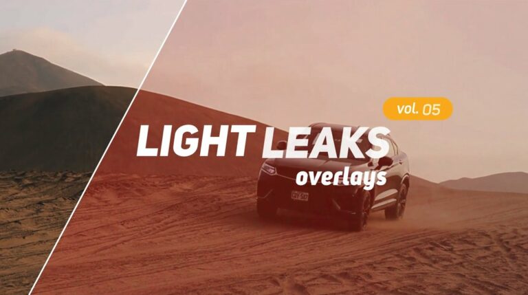 20+ Light Leak Transitions, Effects & Templates | Design Shack