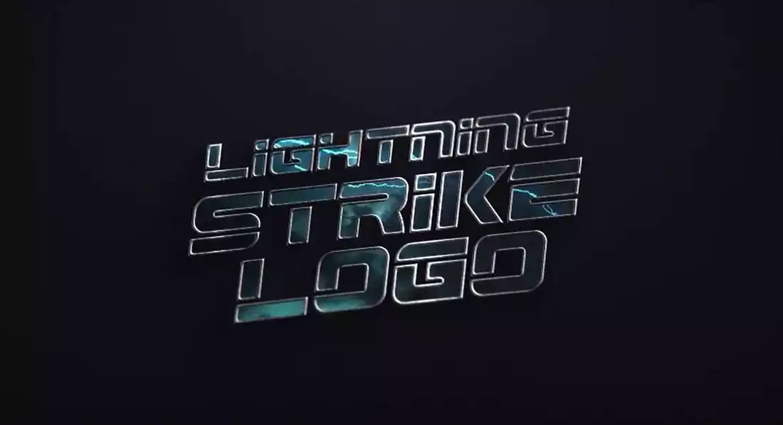 Lightning Strike After Effects Logo Reveal Template | Design Shack
