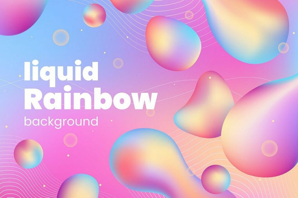 30+ Best Rainbow Background Textures | Design Shack