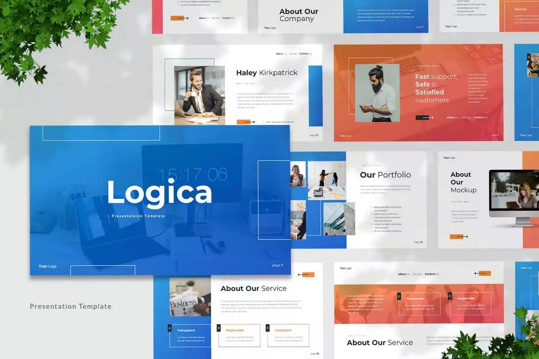 Logica IT Consultant PowerPoint Template | Design Shack