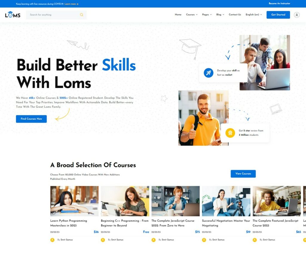 40+ Best Moodle Themes of 2025 | Design Shack