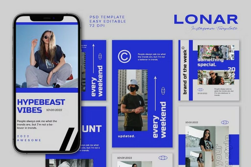 100+ Best Instagram Templates & Banners 2024