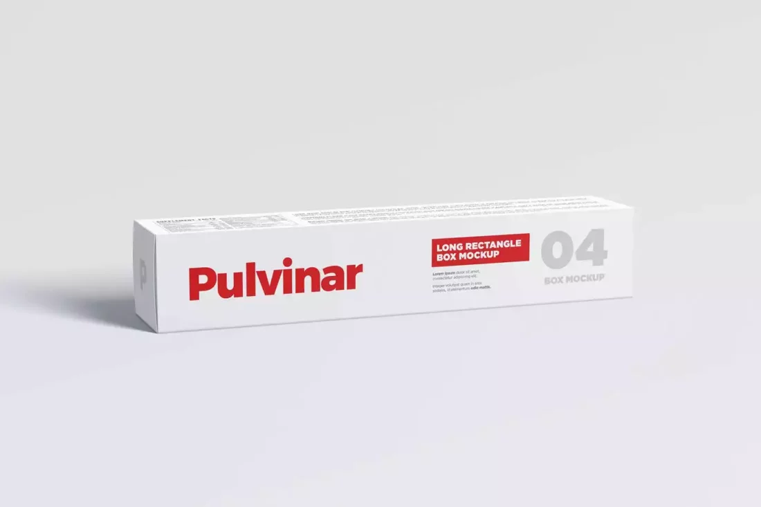 Long Rectangle Box Packaging Mockup | Design Shack