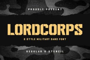 20+ Best Military & Army Fonts (Stencil Style) | Design Shack