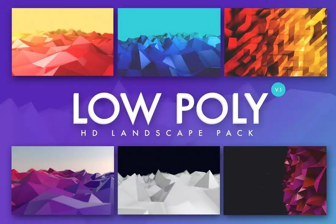 Low Poly Landscapes Backgrounds | Design Shack
