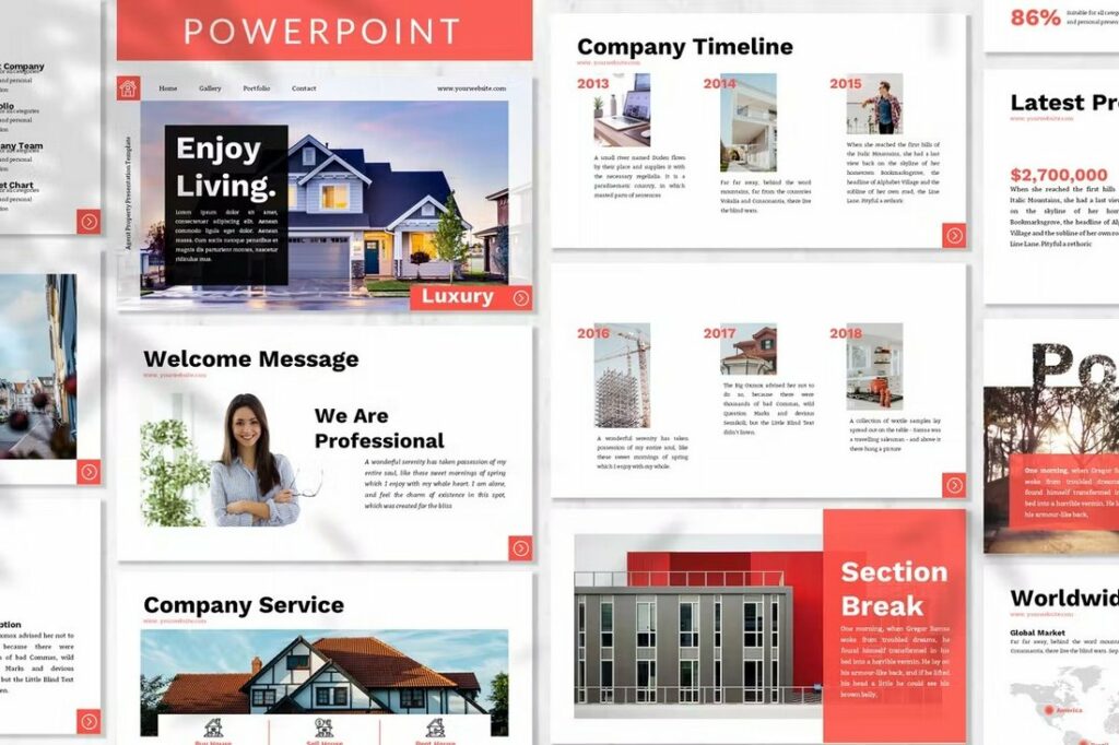 23+ Real Estate PowerPoint Templates (For Property Listings) 2023 ...