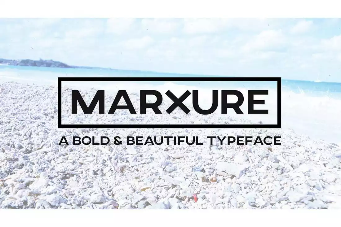MARXURE Bold Headline Typeface | Design Shack