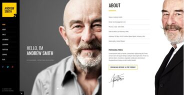 20+ Best Resume HTML Templates 2021 (Free & Pro) – Yes Web Designs