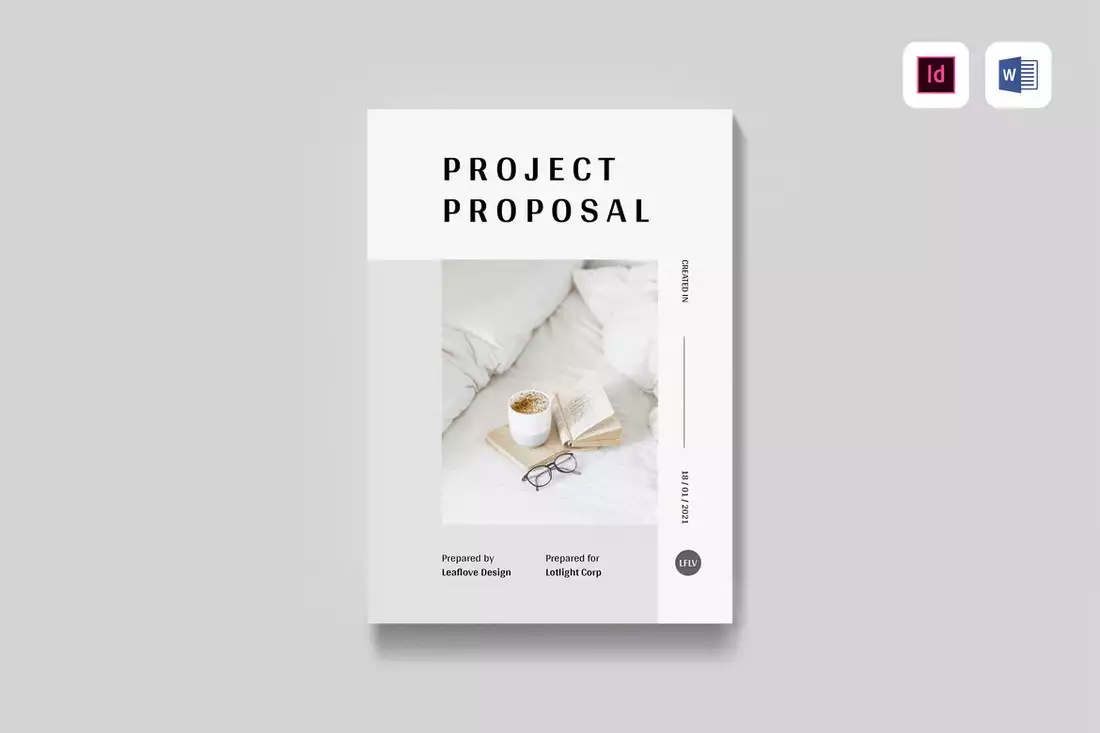 MS Word & InDesign Project Proposal Template | Design Shack