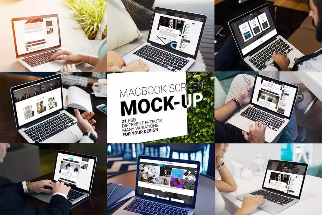 MacBook Pro Screen Mockups | Design Shack