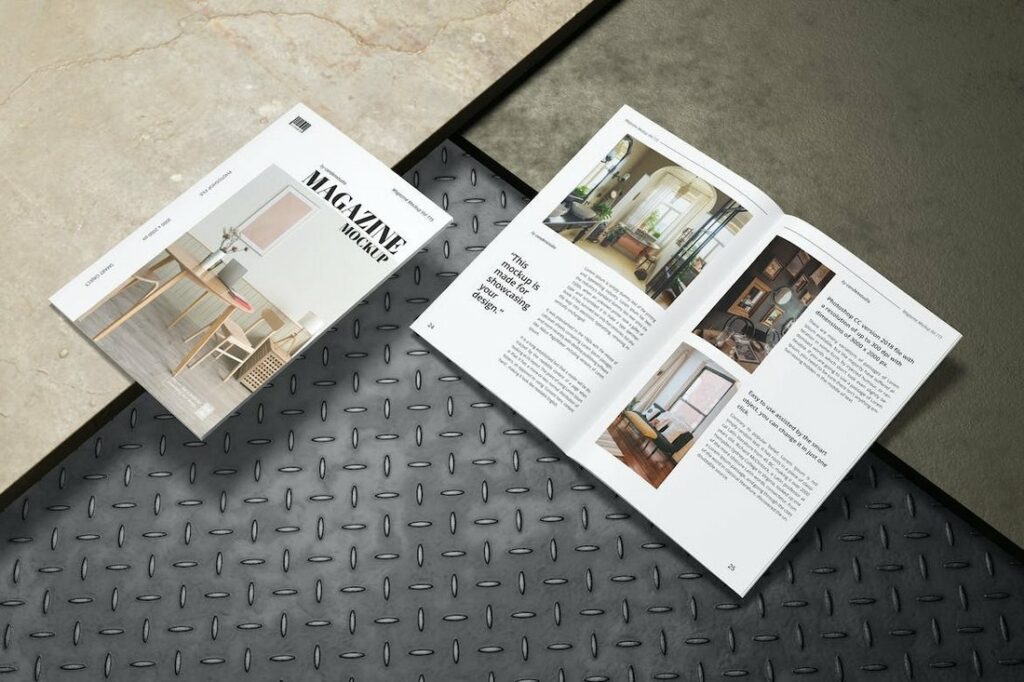 30+ Pro Magazine Mockups (Cover + Spread) | Design Shack