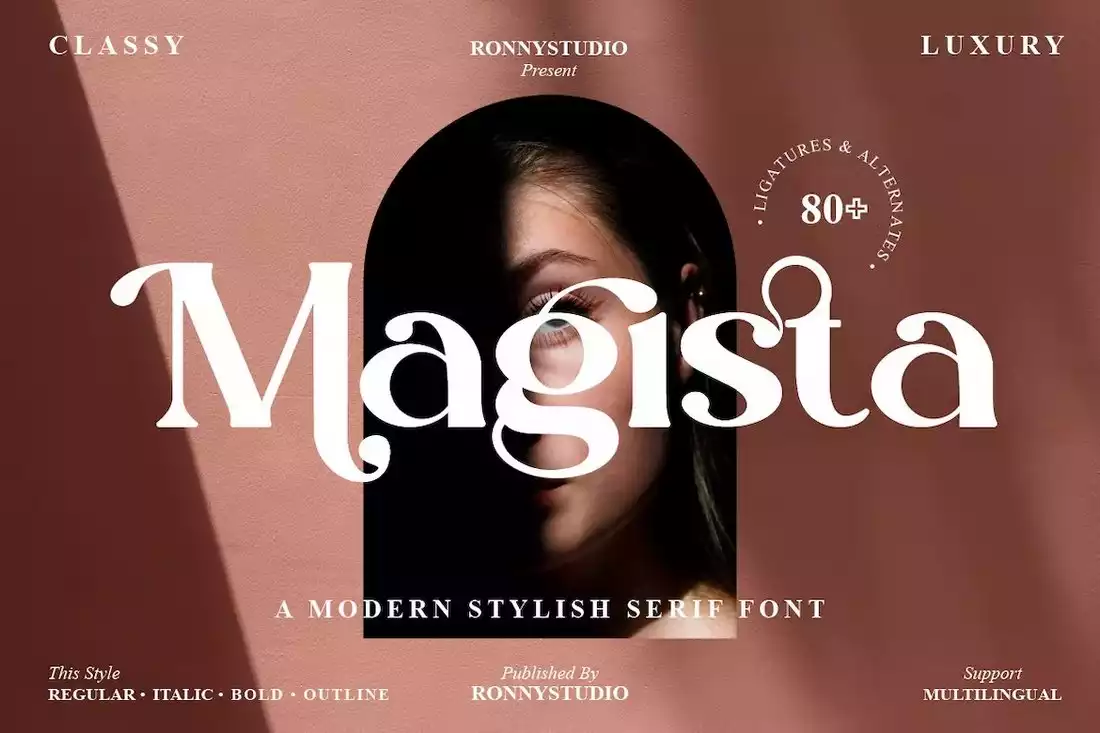 Magista Modern Stylish Serif Font | Design Shack