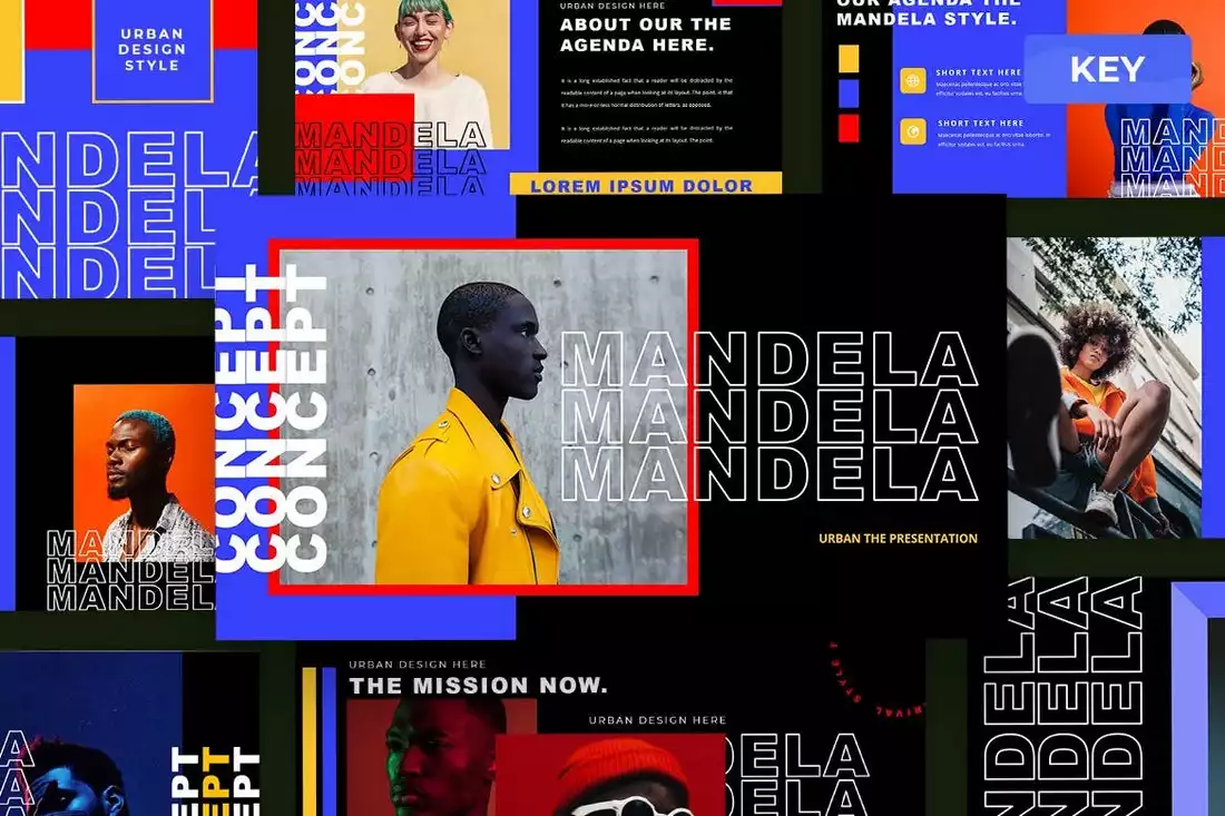 Mandela Bold Keynote Presentation Template | Design Shack