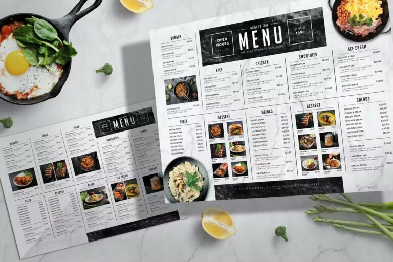 65+ Best Food & Drink Menu Templates 2025 | Design Shack